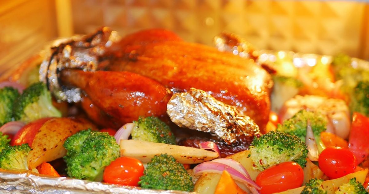Resep roasted chicken with veggie ayam panggang oven rumahan enak dan ...