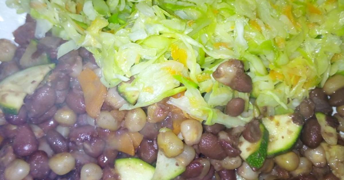 Githeri with fried cabbages Recipe by Betty - Cookpad