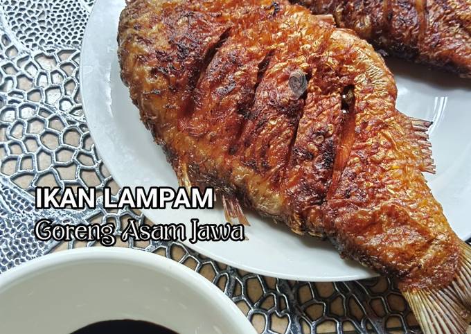 Resipi (27/9) Ikan lampam goreng asam jawa oleh Hani Shaimi - Cookpad