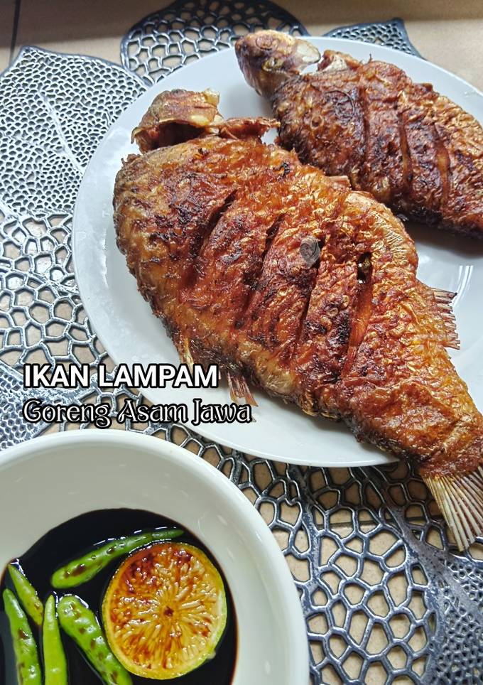Resipi (27/9) Ikan lampam goreng asam jawa oleh Hani Shaimi - Cookpad