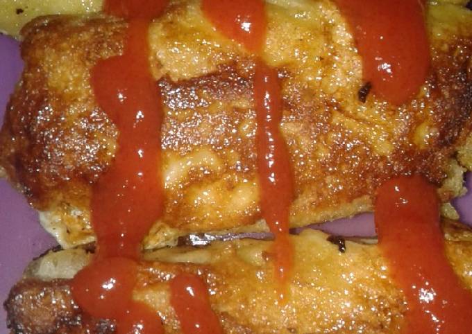 Resep Roti goreng keju cheddar oleh Ummu El - Cookpad