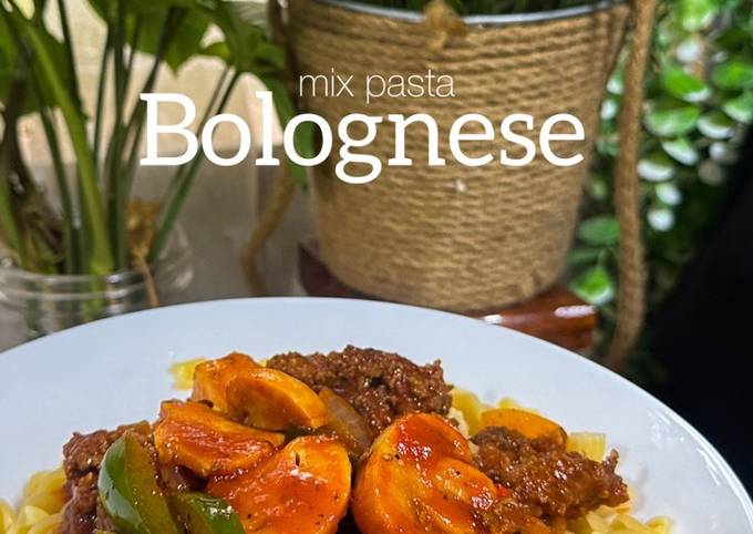 Resipi Mix pasta bolognese oleh 0h Hana !! - Cookpad