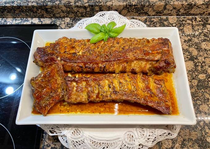Costillar asado a las hierbas provenzales Receta de javilowin@gmail.com ...