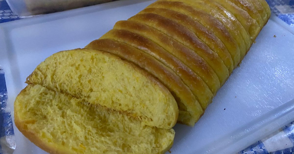 Resep roti sisir labu rumahan enak dan mudah - Cookpad