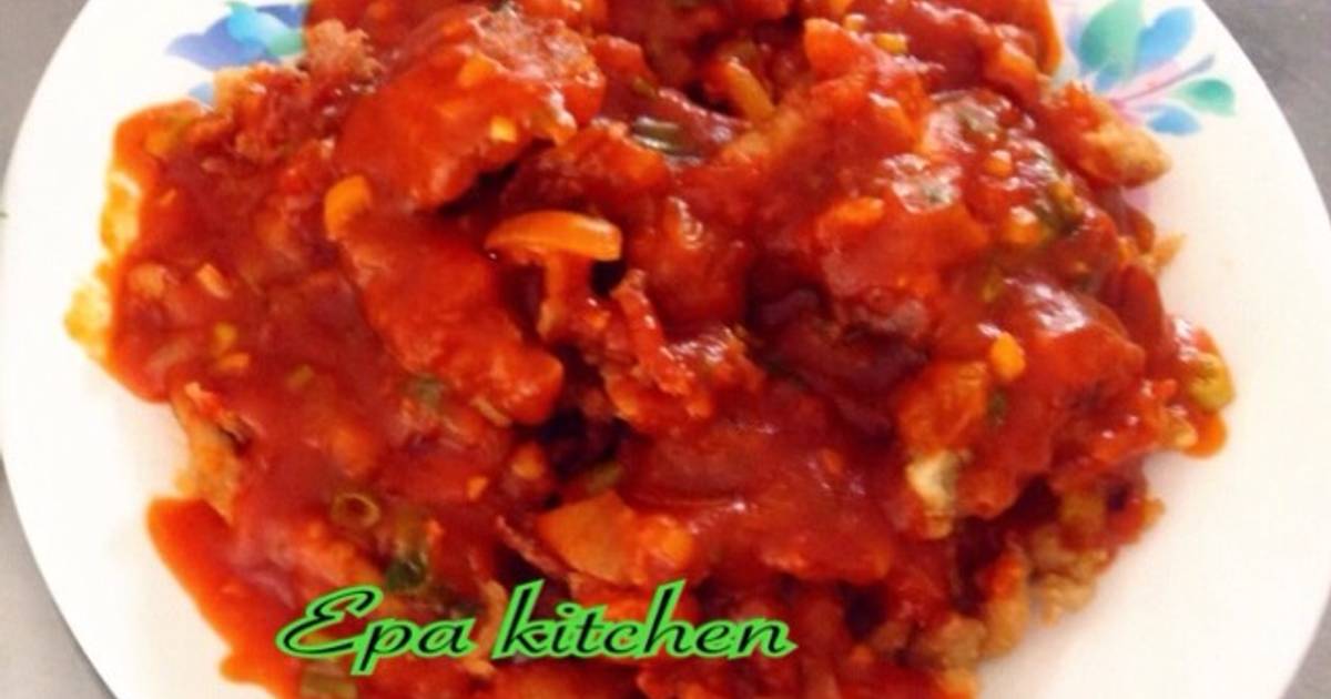 Resep Ayam krispi asam manis oleh EPA kitchen - Cookpad