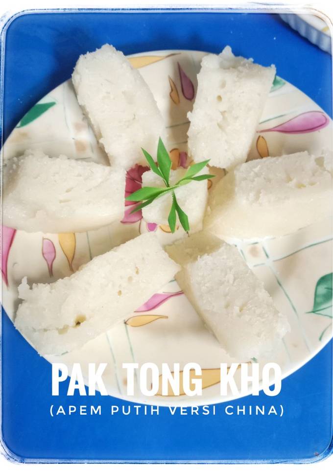 Resep Pak Tong Kho (Apem Putih Air Kelapa) oleh Aini mama 2N 2R - Cookpad