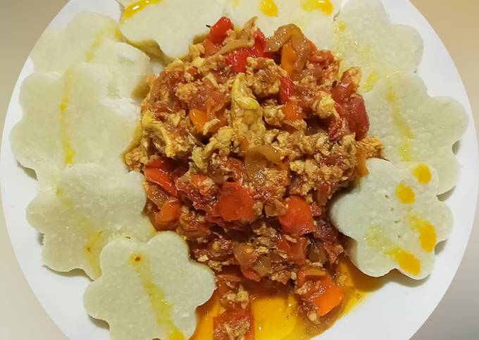 Boiled yam and egg sauce Recipe by Awele Anigbo Okpuno MJ - Cookpad