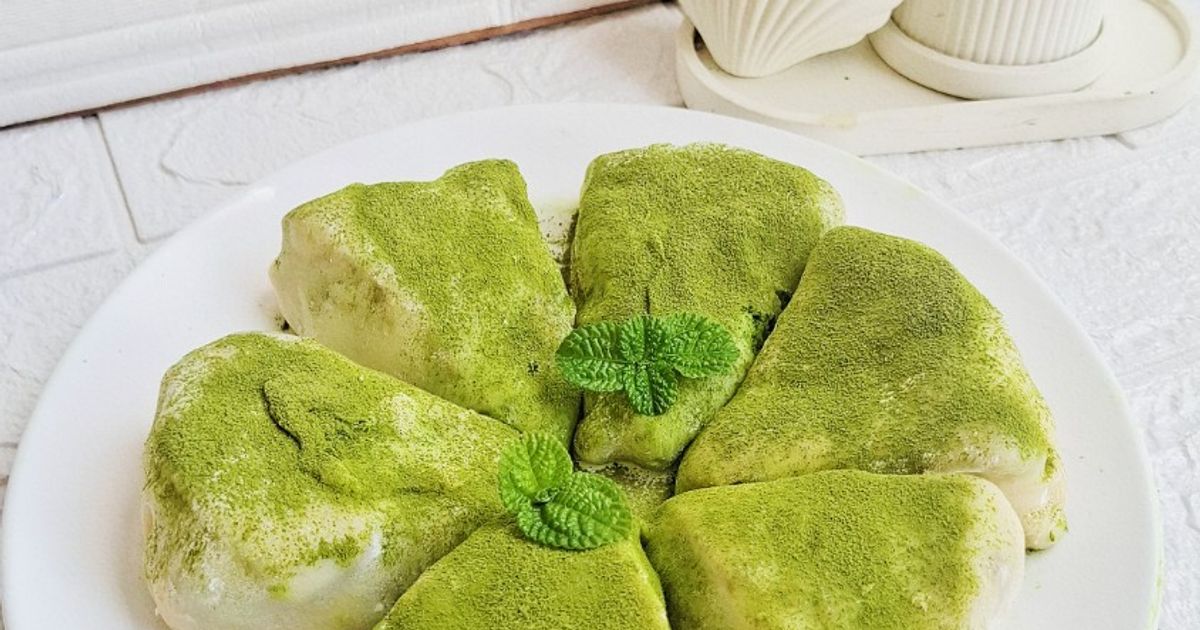 Resep cara membuat mochi matcha rumahan enak dan mudah - Cookpad