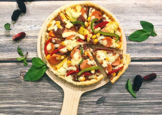 Cách Làm Món Bánh Pizza của Sam - Cookpad