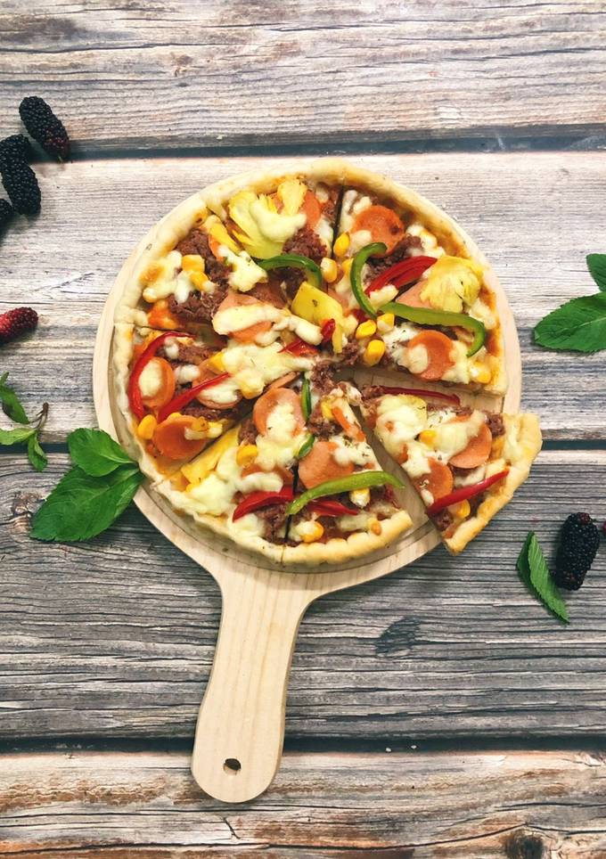Cách Làm Món Bánh Pizza của Sam - Cookpad