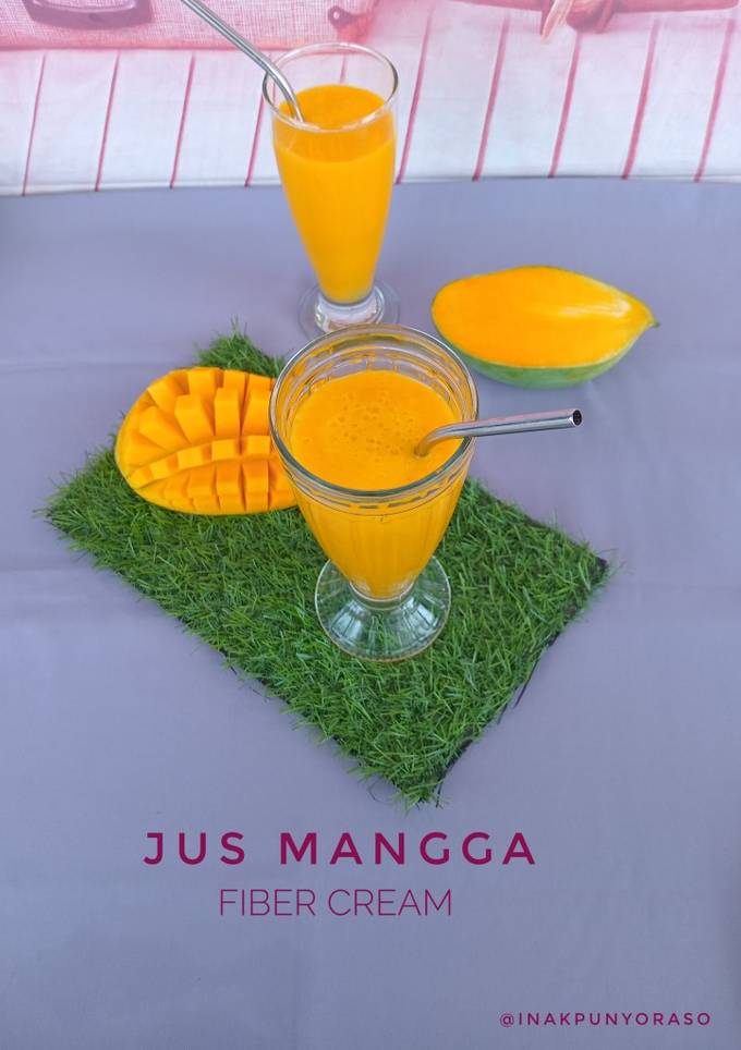 Resep Jus Mangga Fiber Cream oleh Oktaviani (Bund@ Keyl@) - Cookpad