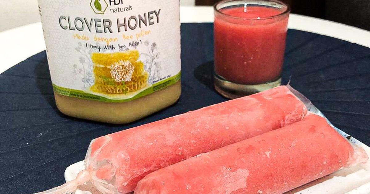 Resep Es Mambo Anti Dbd Jambu Merah Dan Madu Honey Bee Pollen # ...