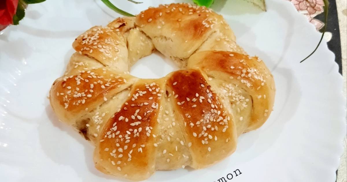 Flower chicken bread Recipe by Farzana Memon - Cookpad