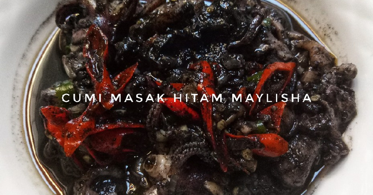 Resep Cumi Masak Hitam oleh Maylisha - Cookpad