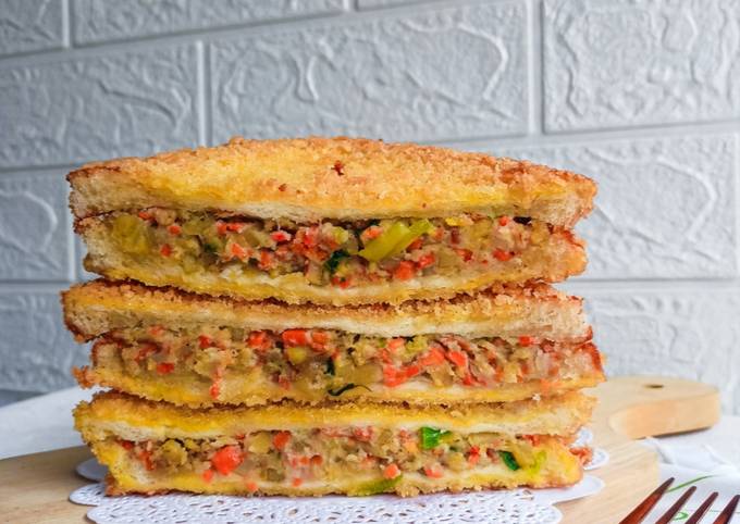 Resep Roti Goreng Isi Ragout oleh Ken - Cookpad