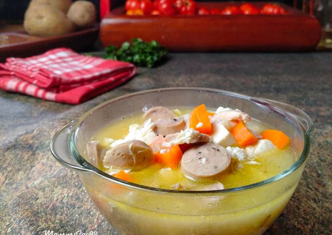 Resep Sop Tahu Ayam Sosis oleh Mita.W#MommyFayzel# - Cookpad