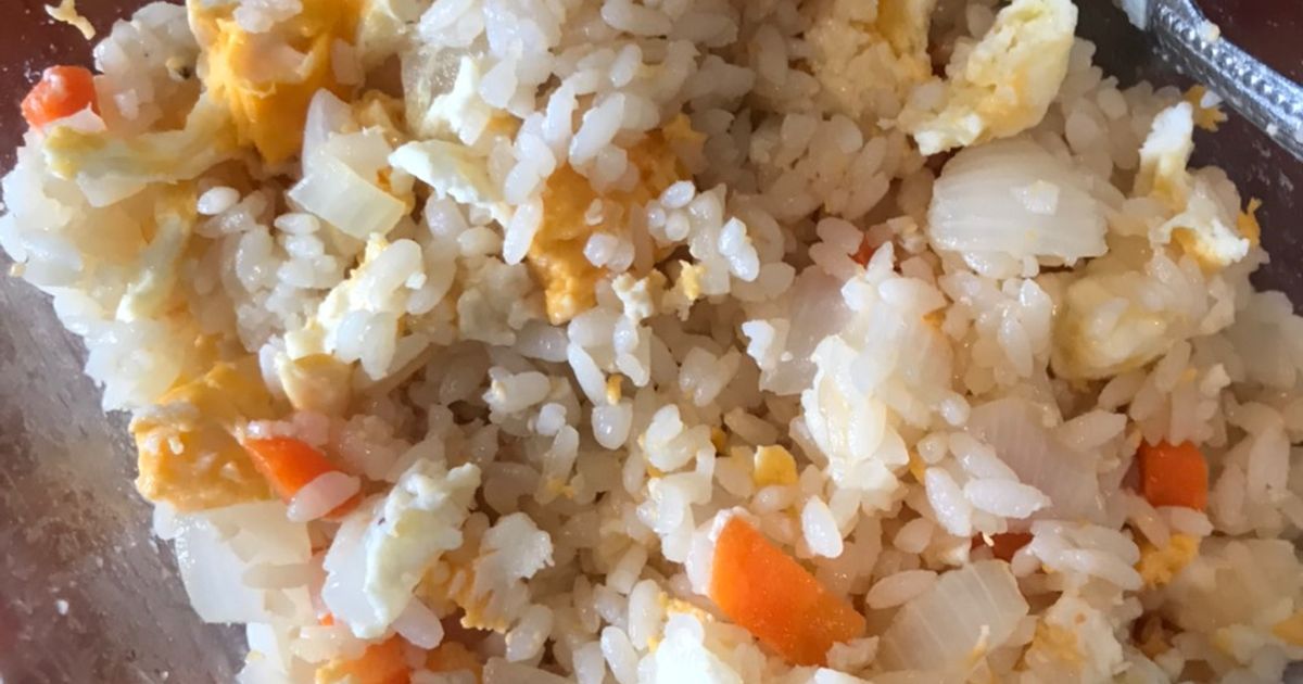 สูตร ข้าวผัดเนย (ด้วยไมโครเวฟ) โดย bababi - Cookpad