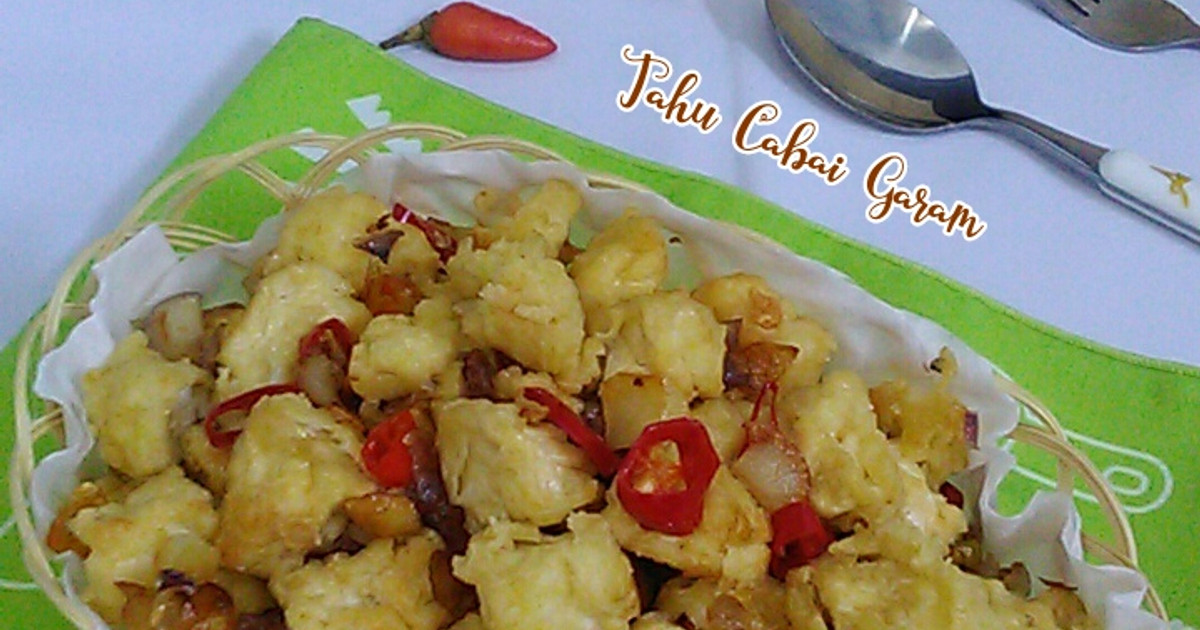 Resep Tahu Cabai Garam oleh Ummu Alfard - Cookpad