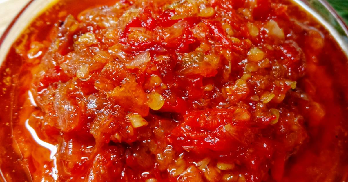 Resep Sambal Bawang Ala Bu Rudy Oleh Siti Hadijah Karo Karo Cookpad