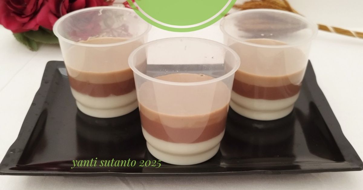 Resep Puding Susu Coklat Kopi oleh yanti sutanto - Cookpad