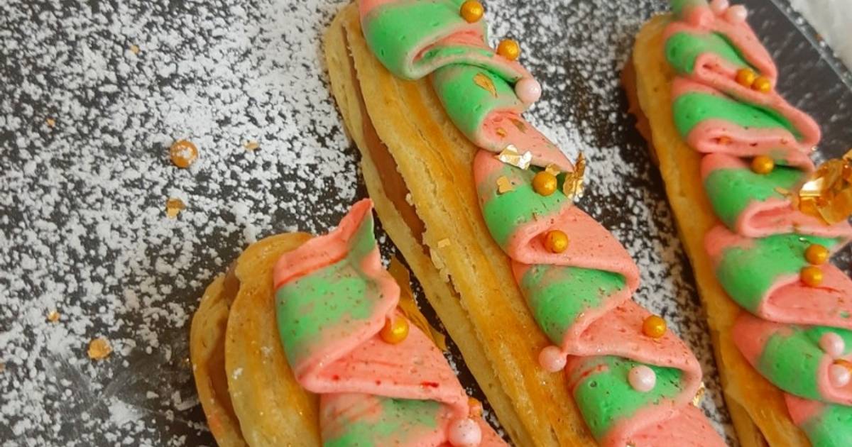 Chocolate caramel truffle eclairs Recipe by tanveer sayed - Cookpad