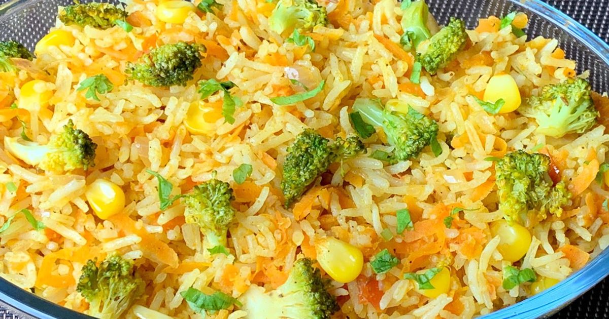 Broccoli & Veg Fried Rice !! Recipe by Anjali Suresh - Cookpad