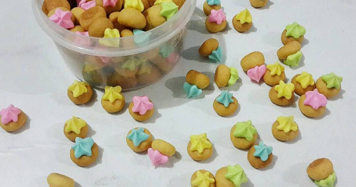 4 resep kue kancing monas enak dan sederhana ala rumahan - Cookpad