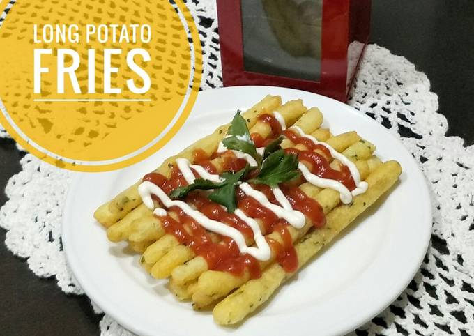Resep Long Potato Fries oleh Tanty - Cookpad