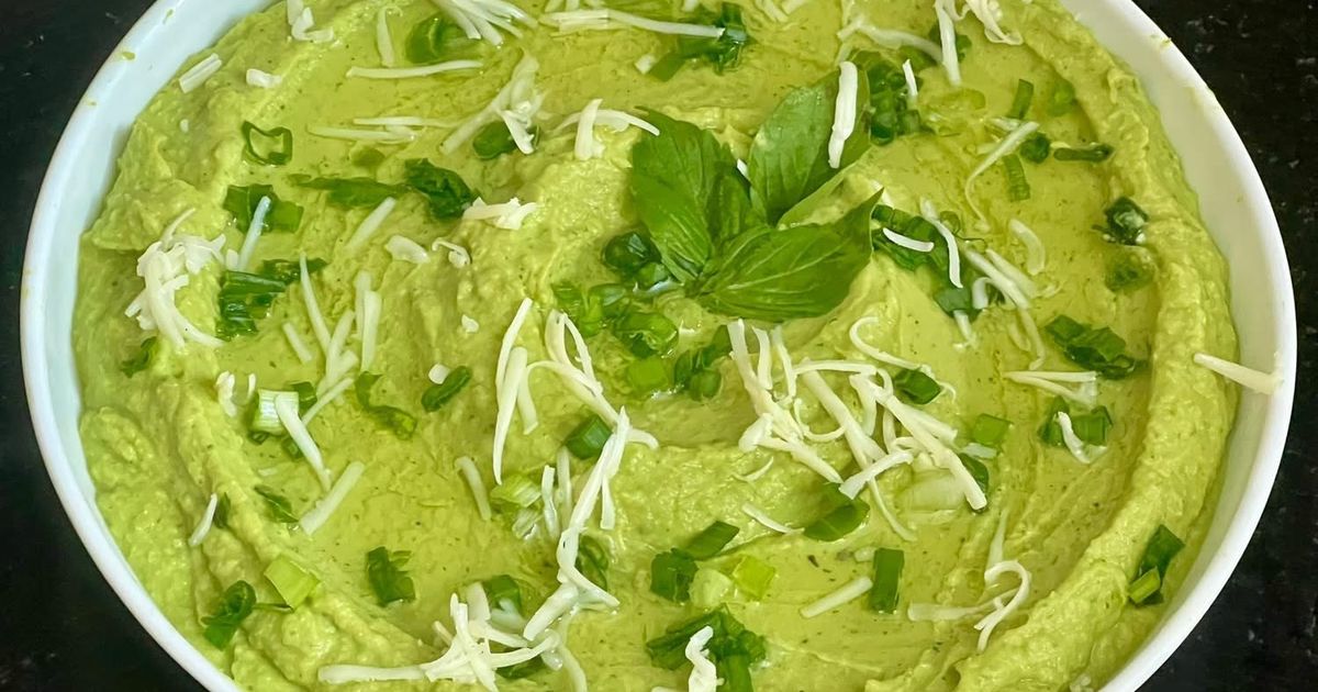 Mediterranean Green Goddess Hummus Recipe by Alka Bhandari - Cookpad