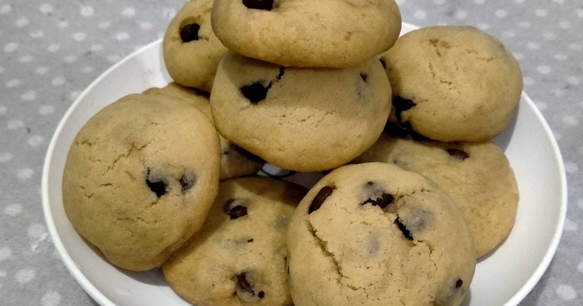 Resep Soft Cookies Chocochips oleh debby anasa - Cookpad