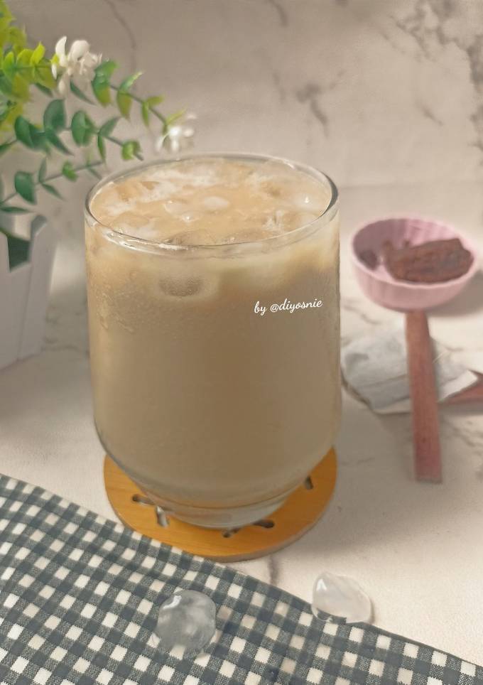 Resep Es Teh Susu Kayu Manis Gula Aren #510 oleh DiYos Nie - Cookpad