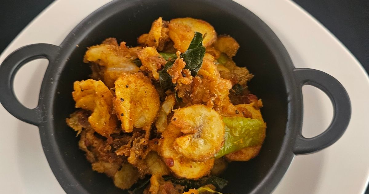 Kacha Kela Masala Fry (Jain) Recipe by Swati Sheth - Cookpad