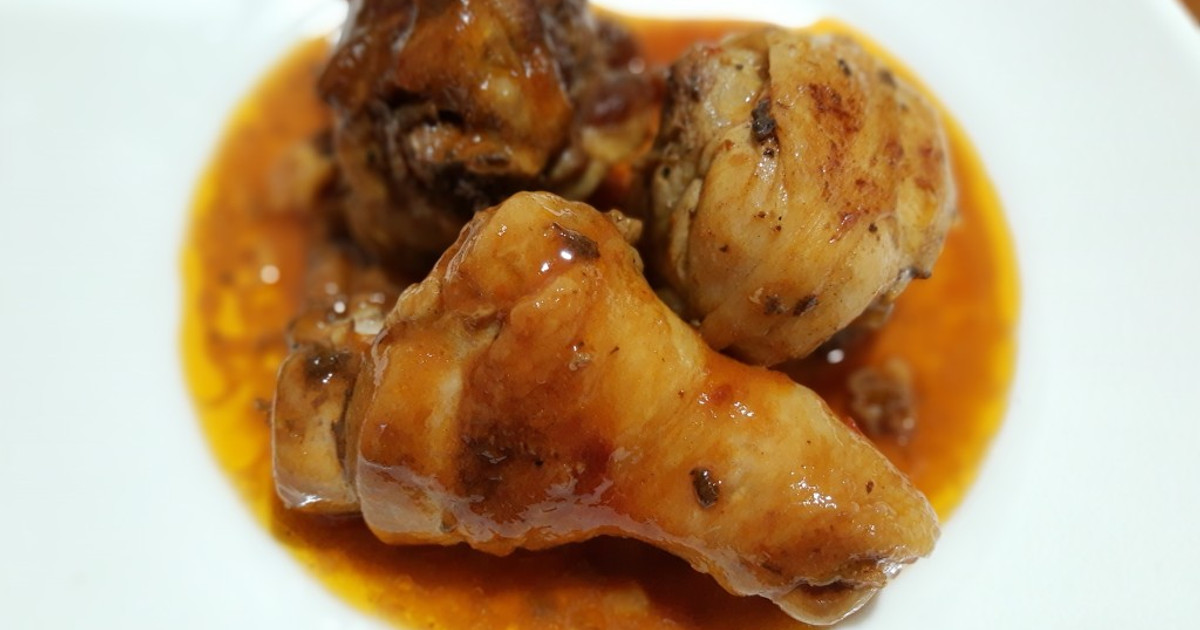 Muslo De Pollo Al Ajillo Con Pasas Y Pasta De Tomate Receta de Yovanis ...