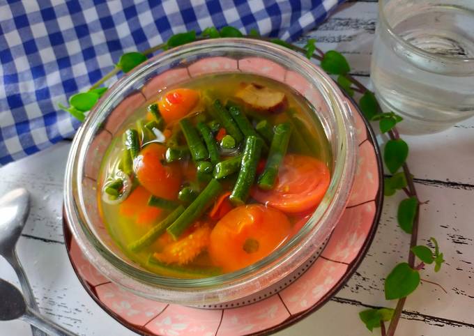 Resep Uya asem kacang panjang oleh Hani Lathifah - Cookpad
