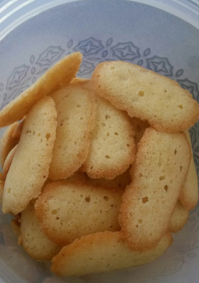 Resep Kue Lidah Kucing No Oven Tanpa Cetakan oleh Mery's Kitchen - Cookpad