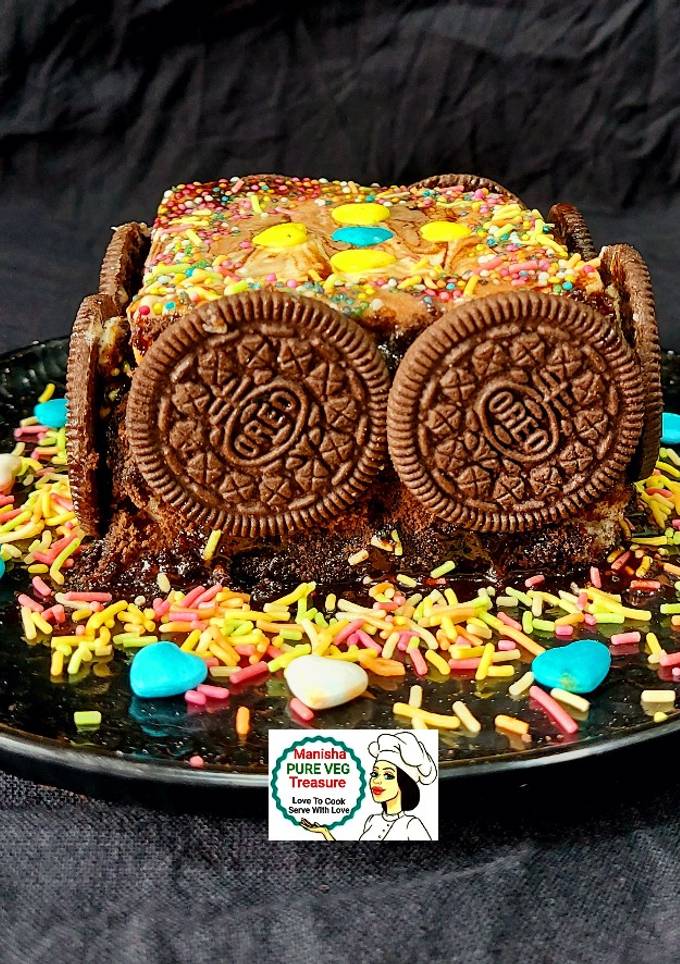 Oreo Bread Cake Recipe by Manisha Sampat - Cookpad