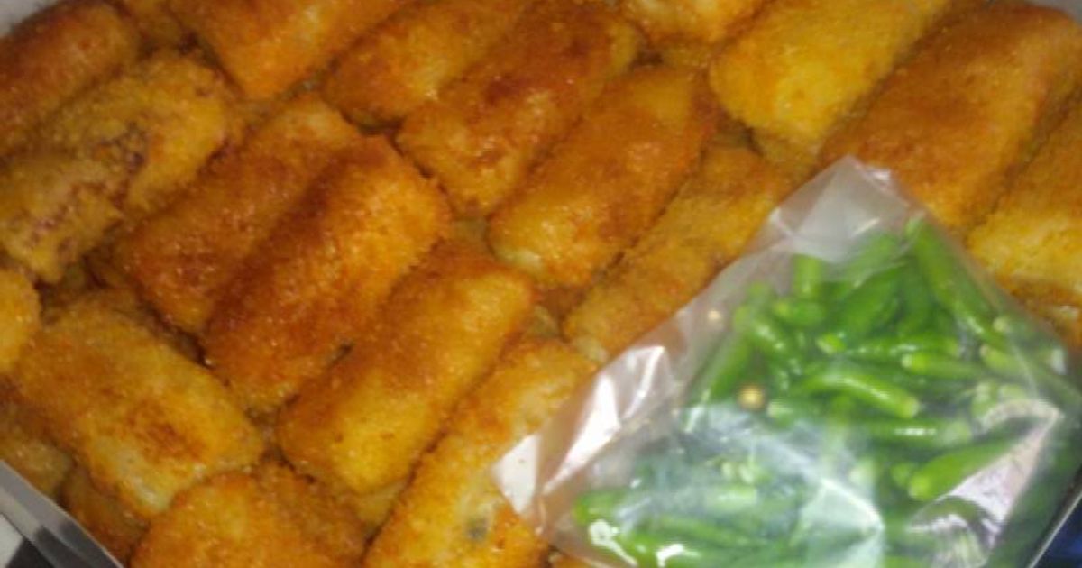 Resep risol isi kentang wortel 500gr/1000 rumahan enak dan mudah - Cookpad
