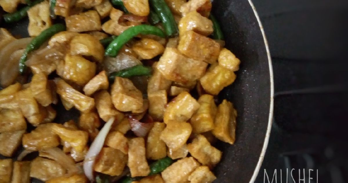 Resep Tahu Cabe Ijo Dengan Saus Teriyaki (Homemade) oleh mushel - Cookpad