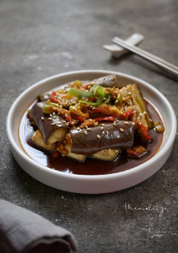 Resep Eggplant Side Dish / 가지나물 / Gaji Namul oleh Thea Priestiashanti ...