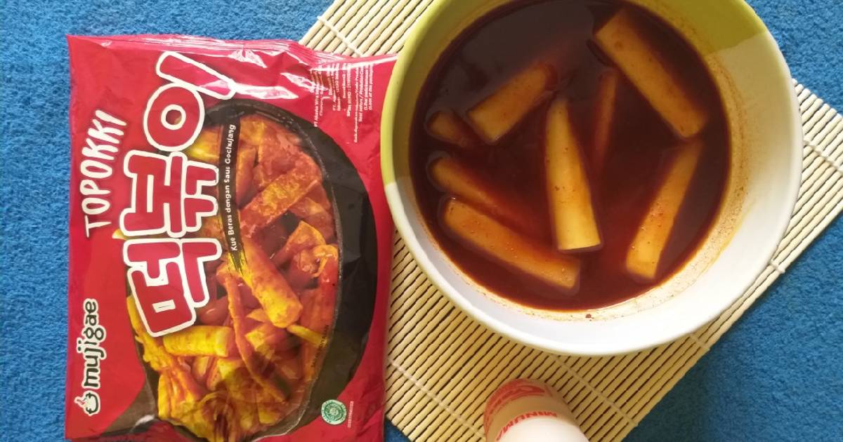 Resep Topokki Instan Merk Mujigae oleh Melawati - Cookpad