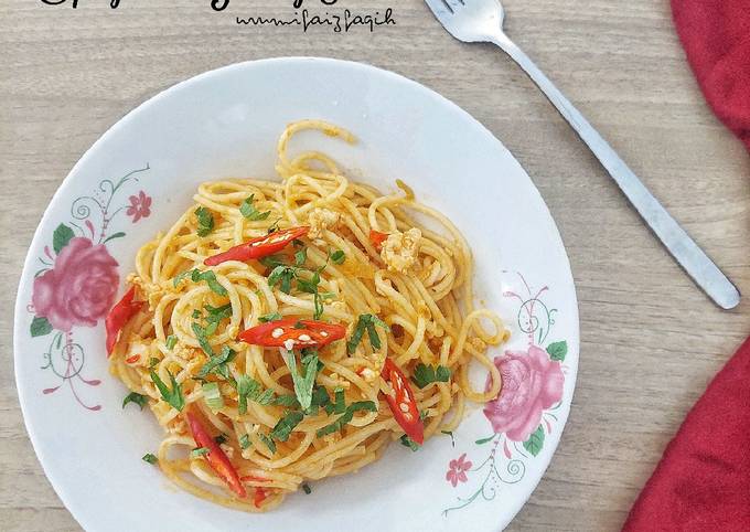 Resep Spaghetti Goreng Pedas (Rasa Indonesia) oleh Laily Agustien ...