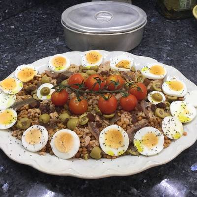Ensalada de lentejas Receta de Isabel Borras- Cookpad