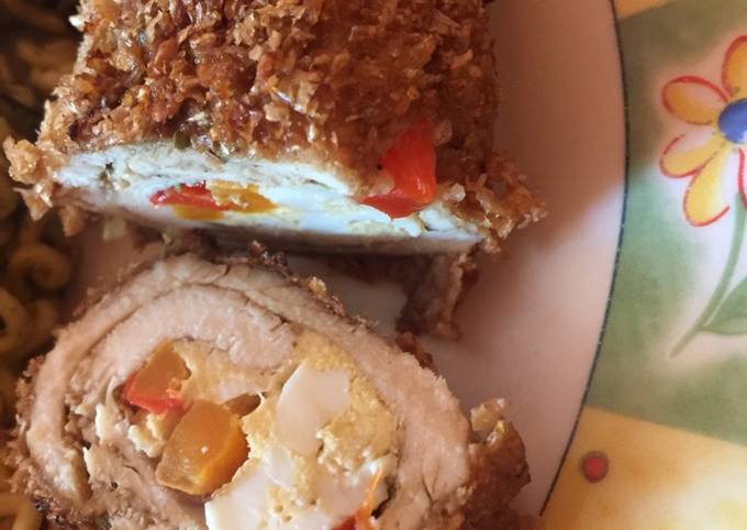 Milanesa rellena integral Receta de Ruben Jager Cabrera- Cookpad