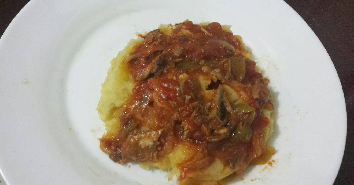 Yuca en salsa de paco fish Receta de stefanyv- Cookpad