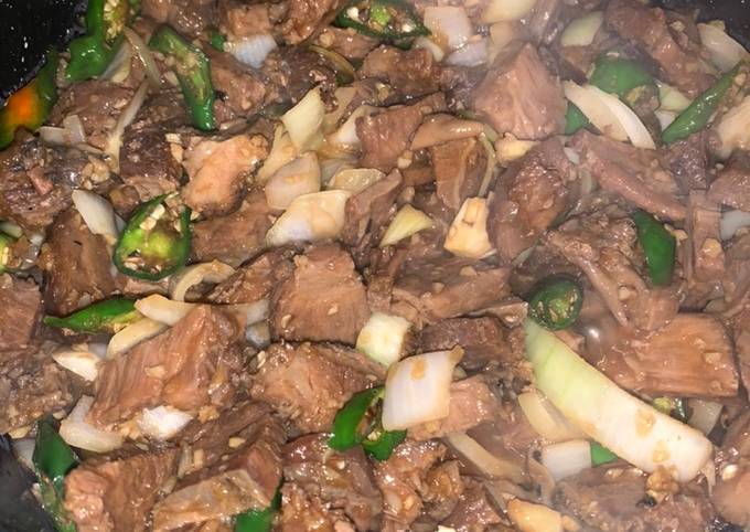 Resep Daging Sapi Lada Hitam Oleh Annisasurya30 Cookpad