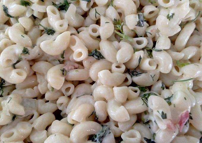 Codito blanco (fácil y rápido de preparar) Receta de Yezzy- Cookpad