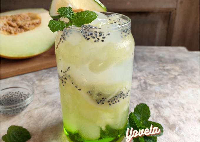 Resep Es Melon Serut oleh Yovela Gracia Davino Una - Cookpad
