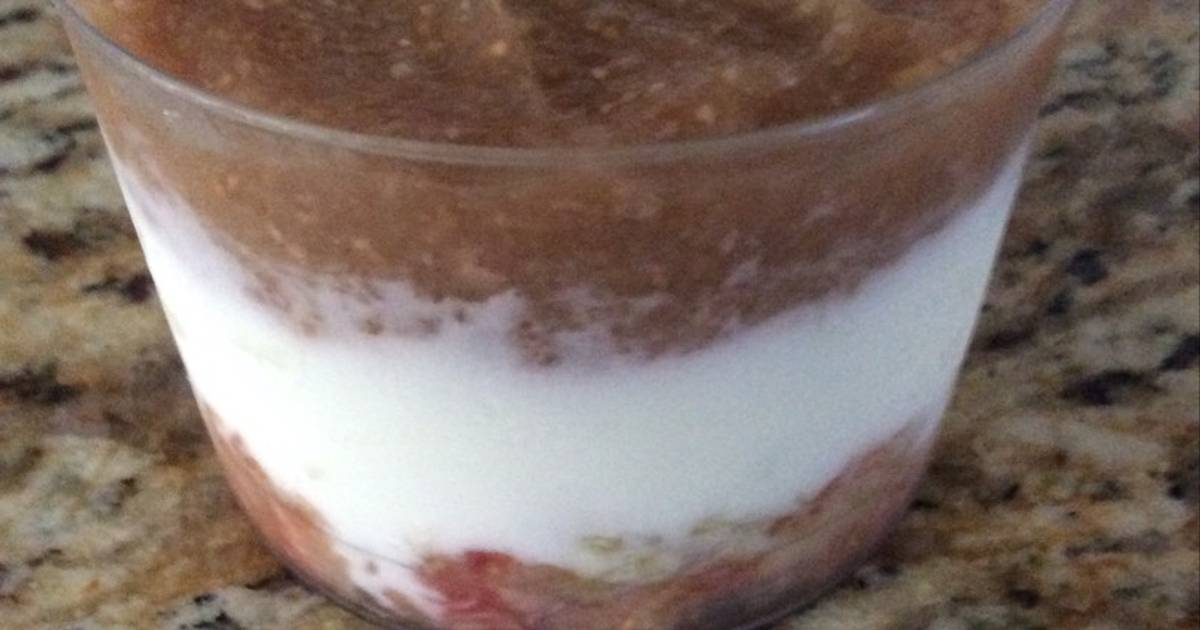 Helado de danone con brevas Receta de Veronica Jisbert Rico- Cookpad