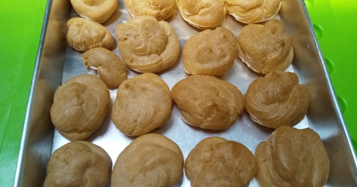 Resep Milo cream puff (kue sus) oleh Surya Febrina - Cookpad
