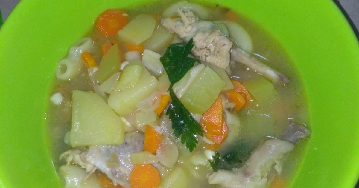 Resep Sup Labu Ayam🐥 oleh Bunda IbrahimMusa - Cookpad